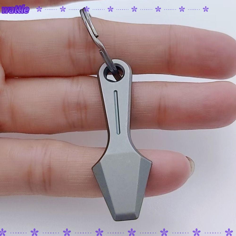 WATTLE EDC Tool, Real Titanium Alloy Key Rings, Super Lightweight Mini ...