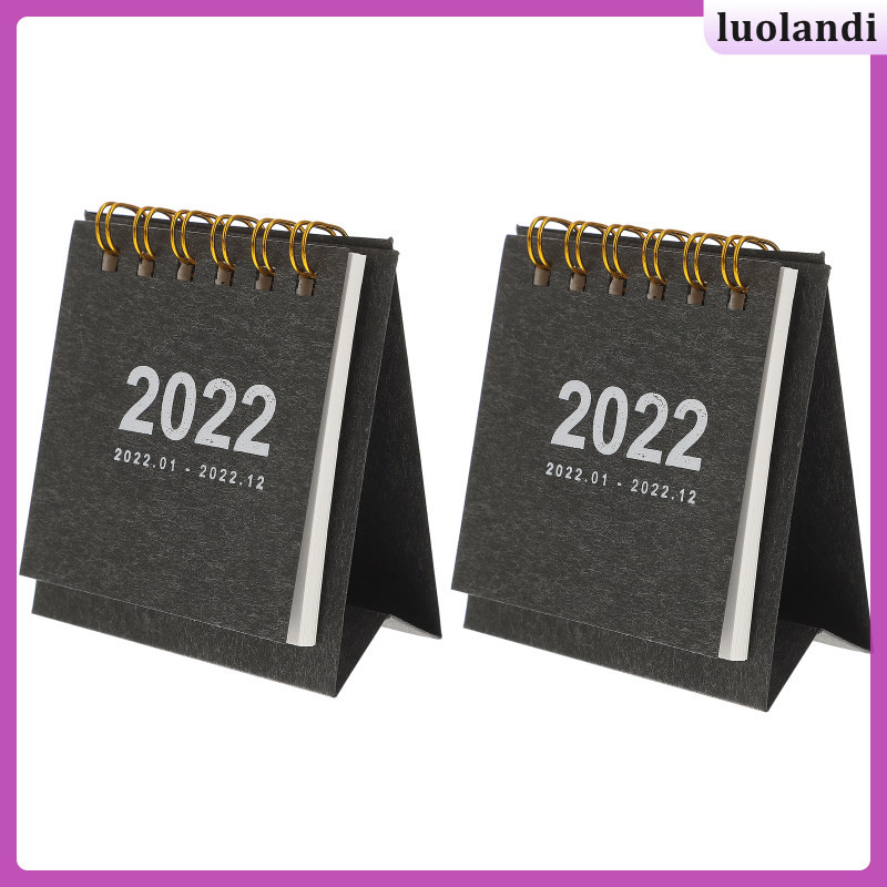 2022 Year Calendar Table Top Mini Desk Easel Novel Paper Pocket ...