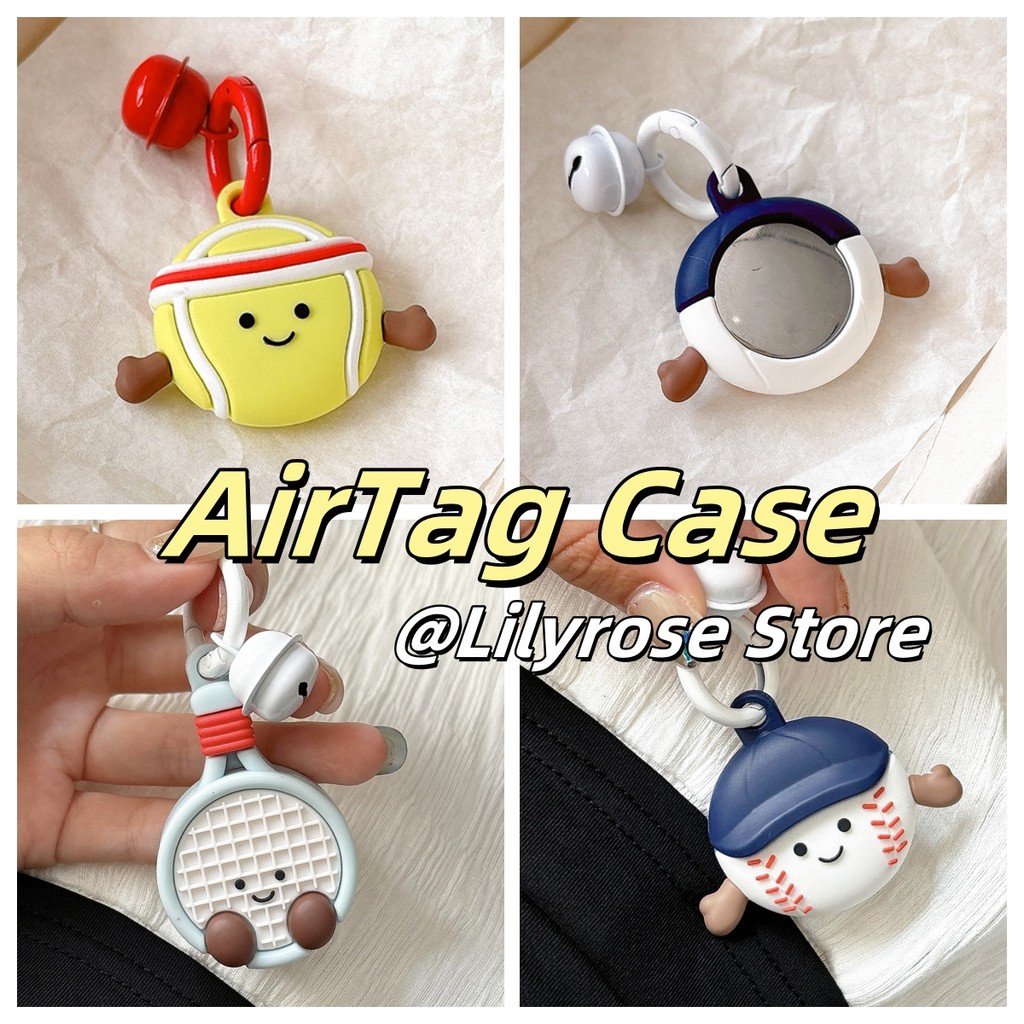 Casing AirTag Case for Cat Apple Tag GPS Protector with Keychain Anti ...