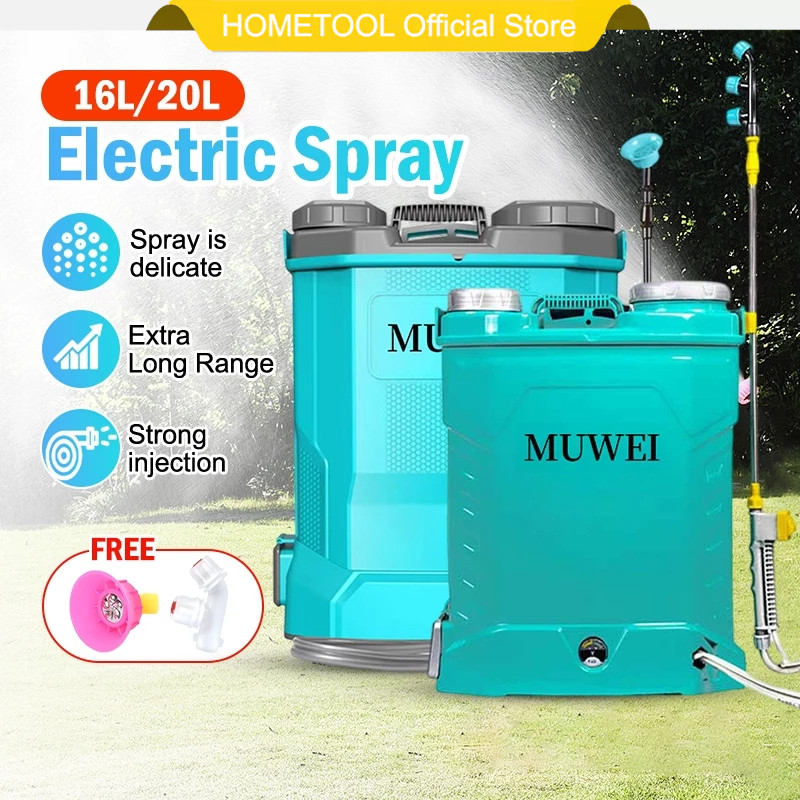 16L 20L Pam Racun Bateri Tong Racun Elektrik Pump Racun Battery Tong ...