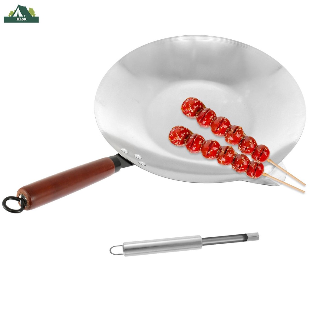 Sugar Dipping Pan with Removable Handle Flat Bottomed Candy Melting Pot ...