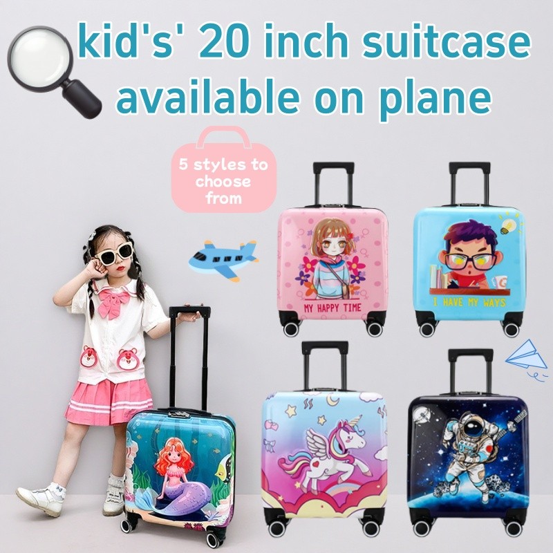 Anakkidsg-20 inch kids luggage cartoon rainbow unicorn cute children ...
