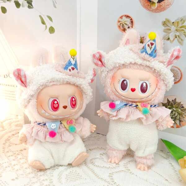 labubu clothes v2 labubu v2 clothes 17cm Labu Clothes Pendant Macaron ...