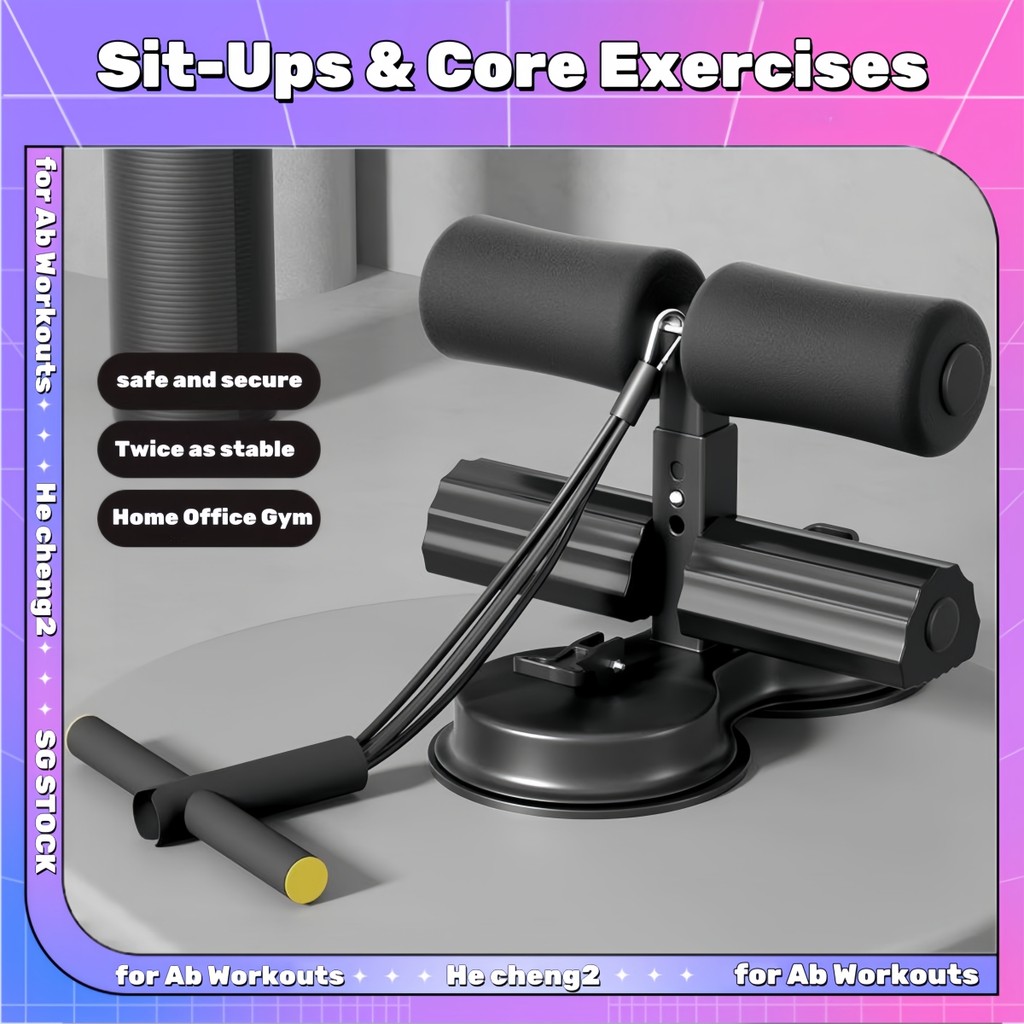 Portable Sit Up Assistant With Tension Rope Fitness Situp Yoga Practice ...
