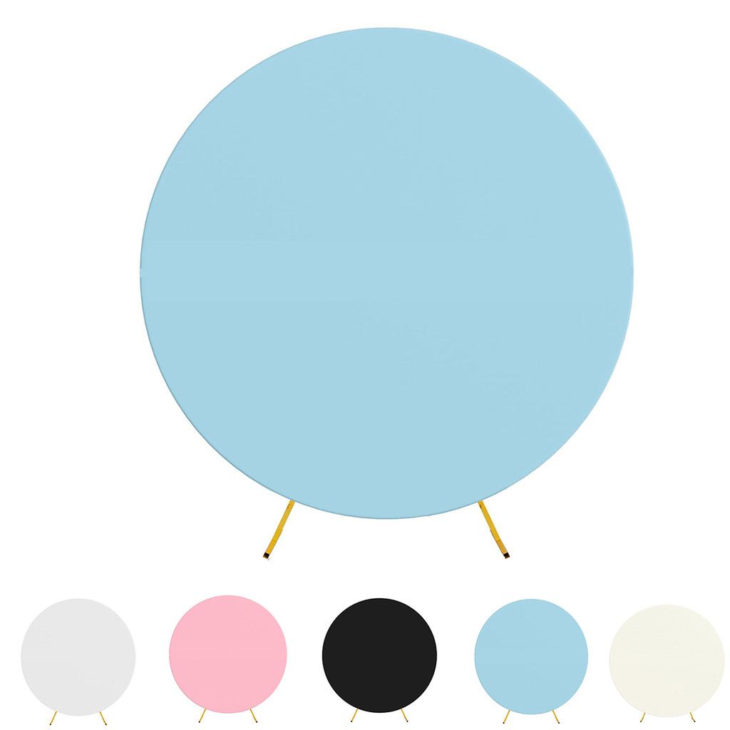 Round Backdrop Cover Circle Backdrop Cover Spandex Circle Wedding Arch ...