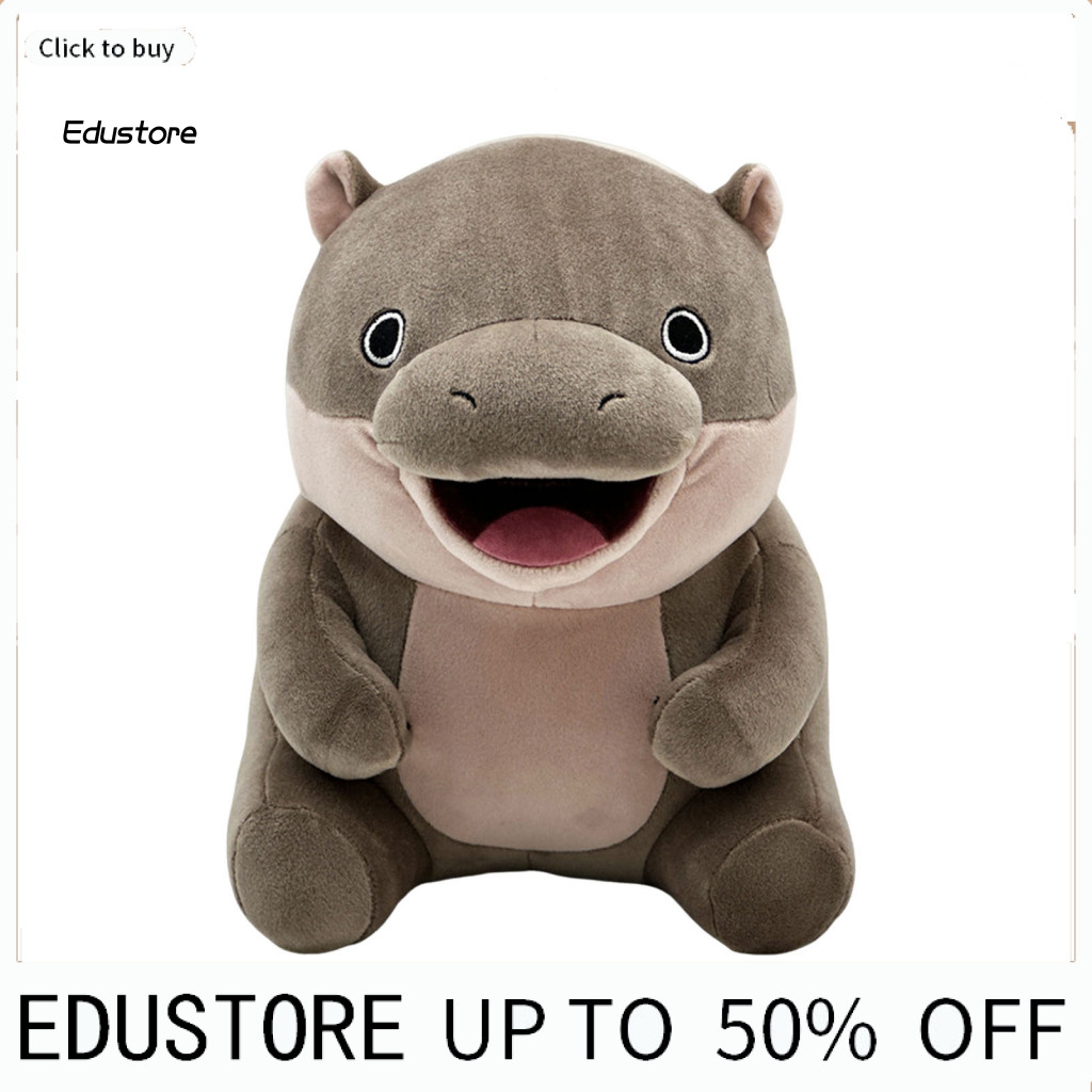 Sturdy Hippopotamus Plush Soft Hippo Plush Adorable Hippo Plush Toy ...