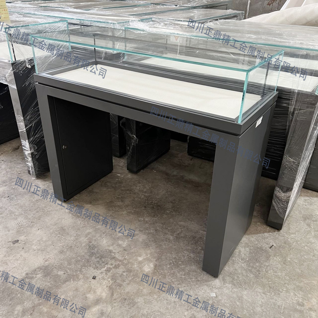 Museum Top View Laminated Glass Showcase Hydraulic Electric Open ...