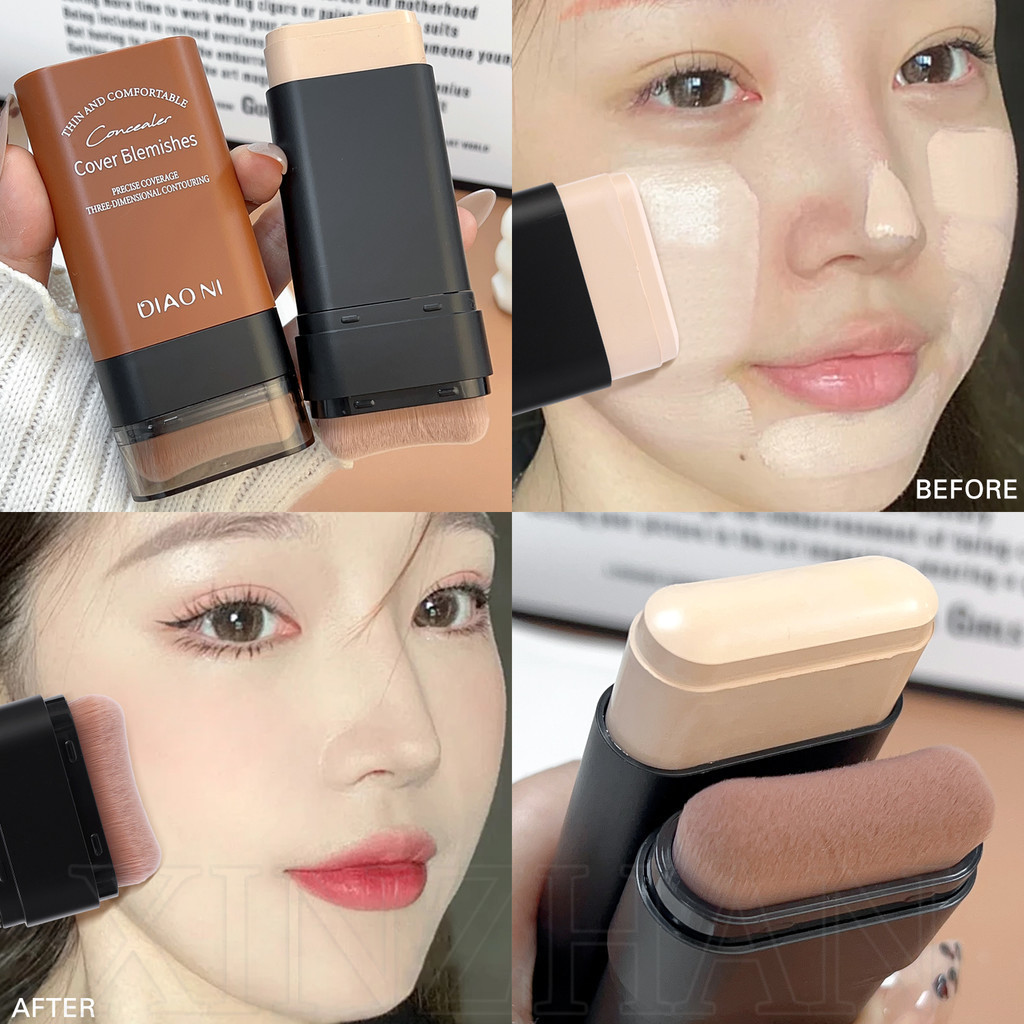 5 Colors Eraser Foundation Stick - Long-Lasting, Oil Control, Matte ...