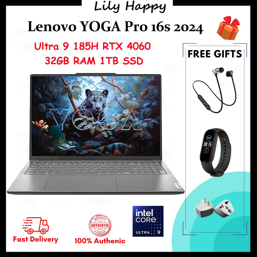 2024 Lenovo YOGA Pro 16s AI Laptop/3.2K Touch Screen Lenovo YOGA Laptop/16Inch Ultra 9 185H RTX ...