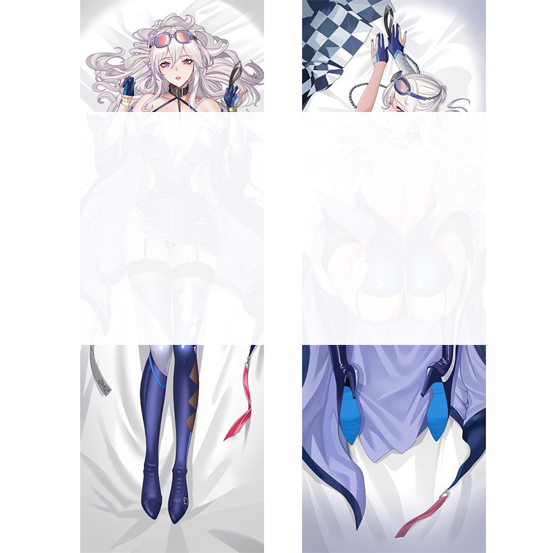 Anime Azur Lane Uss Enterprise Racing Suit Sexy Dakimakura Hugging Body ...