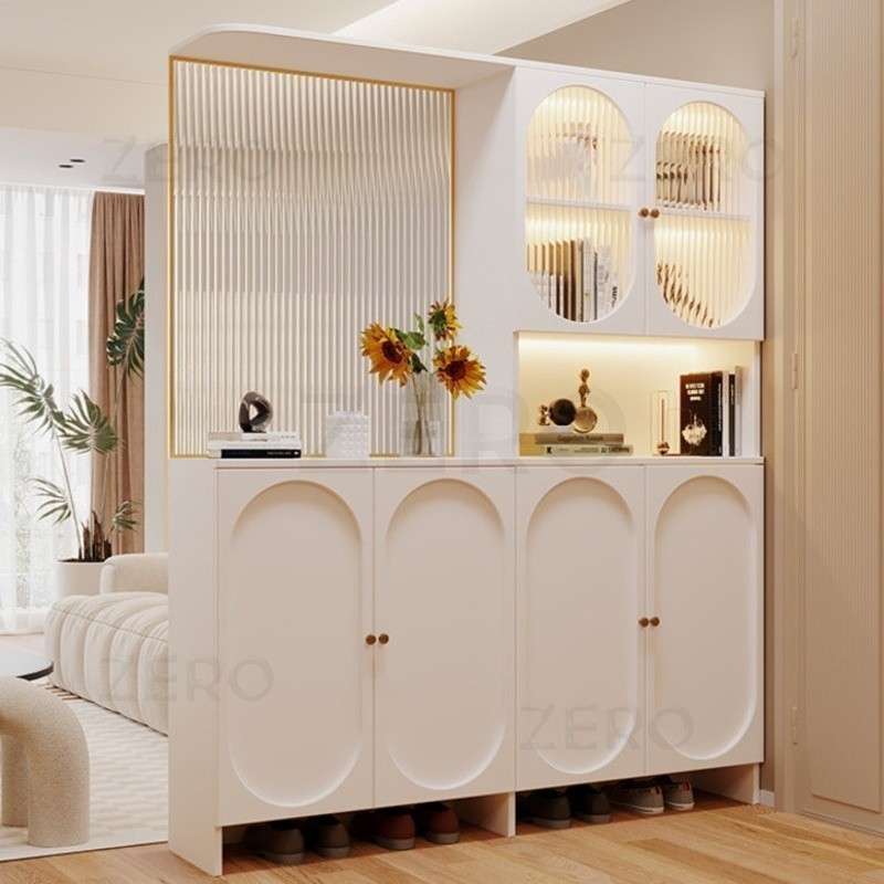 Console Cabinet Living Room Partition Cabinet Integrated Screen Cabinet ...