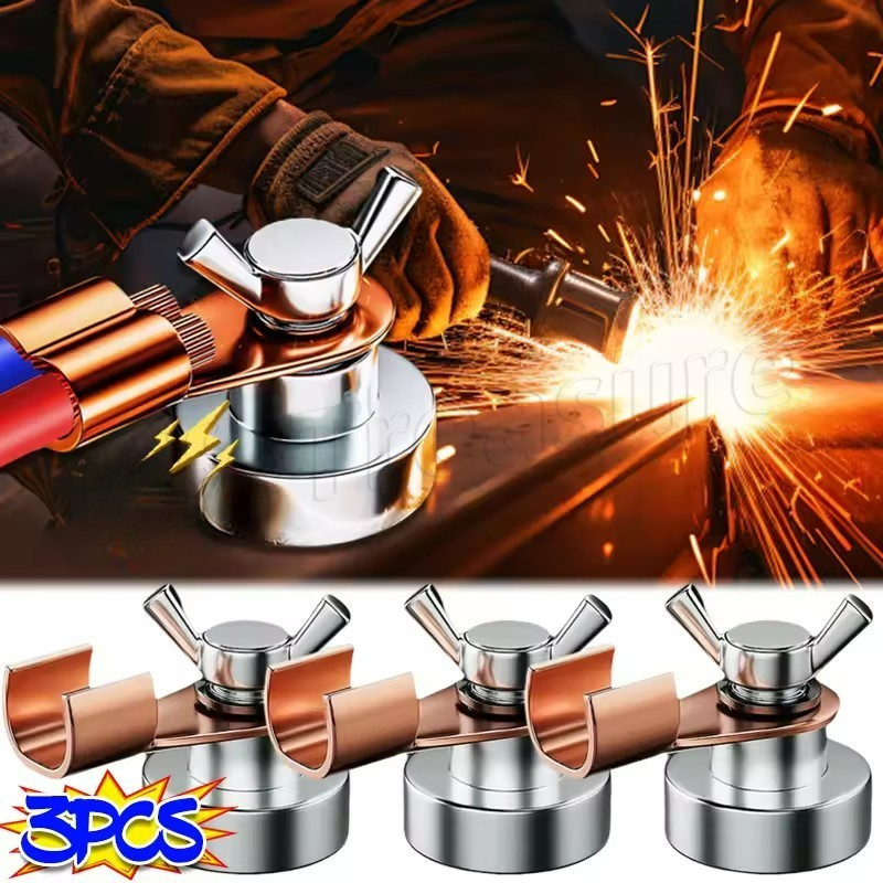 Magnet Welded Grounding Device - Single Head Welding Support - Welder ...