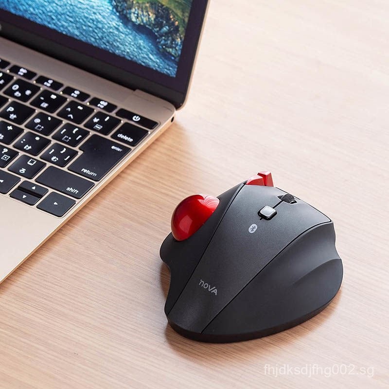 Japan SANWA Trackball Mouse Wireless Bluetooth Ergonomic Charging ...