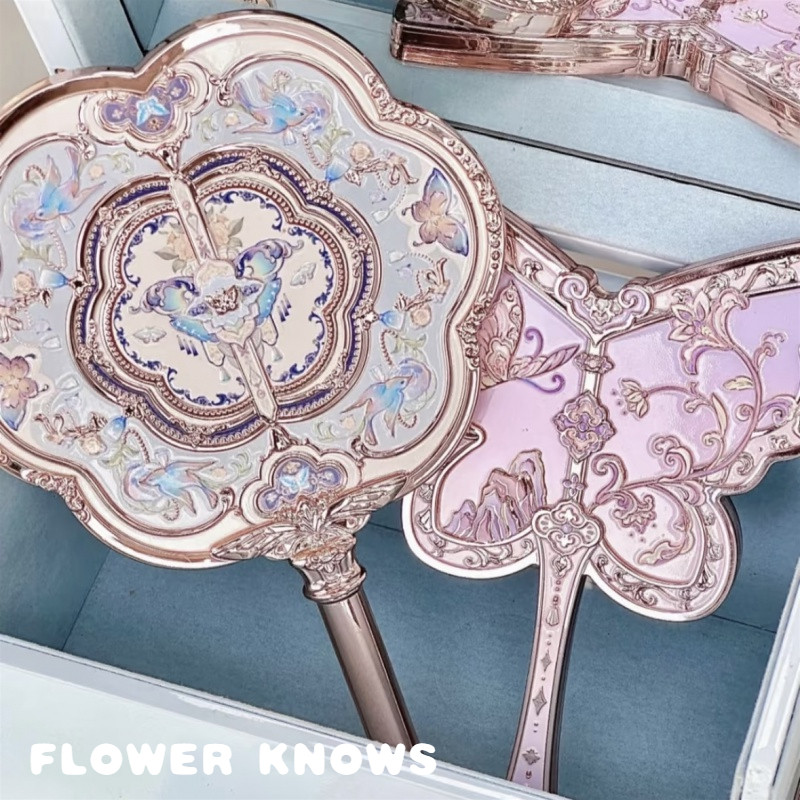FLOWER KNOWS Mirror 花知晓镜子蝴蝶云肩系列周边化妆手持镜 Butterfly Cloud Shoulder ...