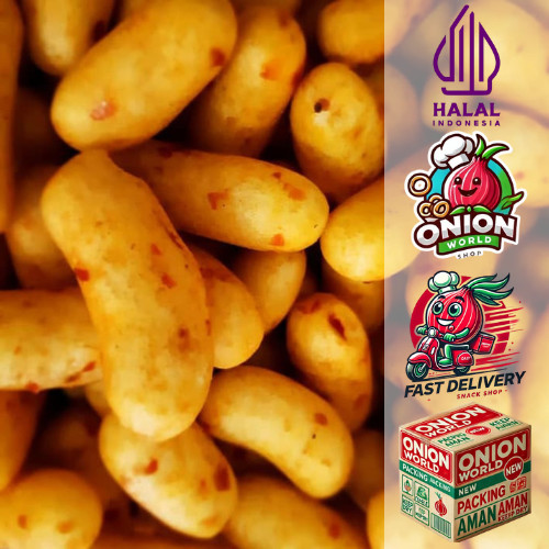 Uwd Pilus SPICY CAPSULE 500gr Sweet Spicy Fish Pilus Mantul Spicy Snack ...