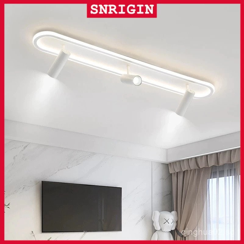 SNRIGIN High-end LED Long Strip Ceiling Spotlight Modern Minimalist ...