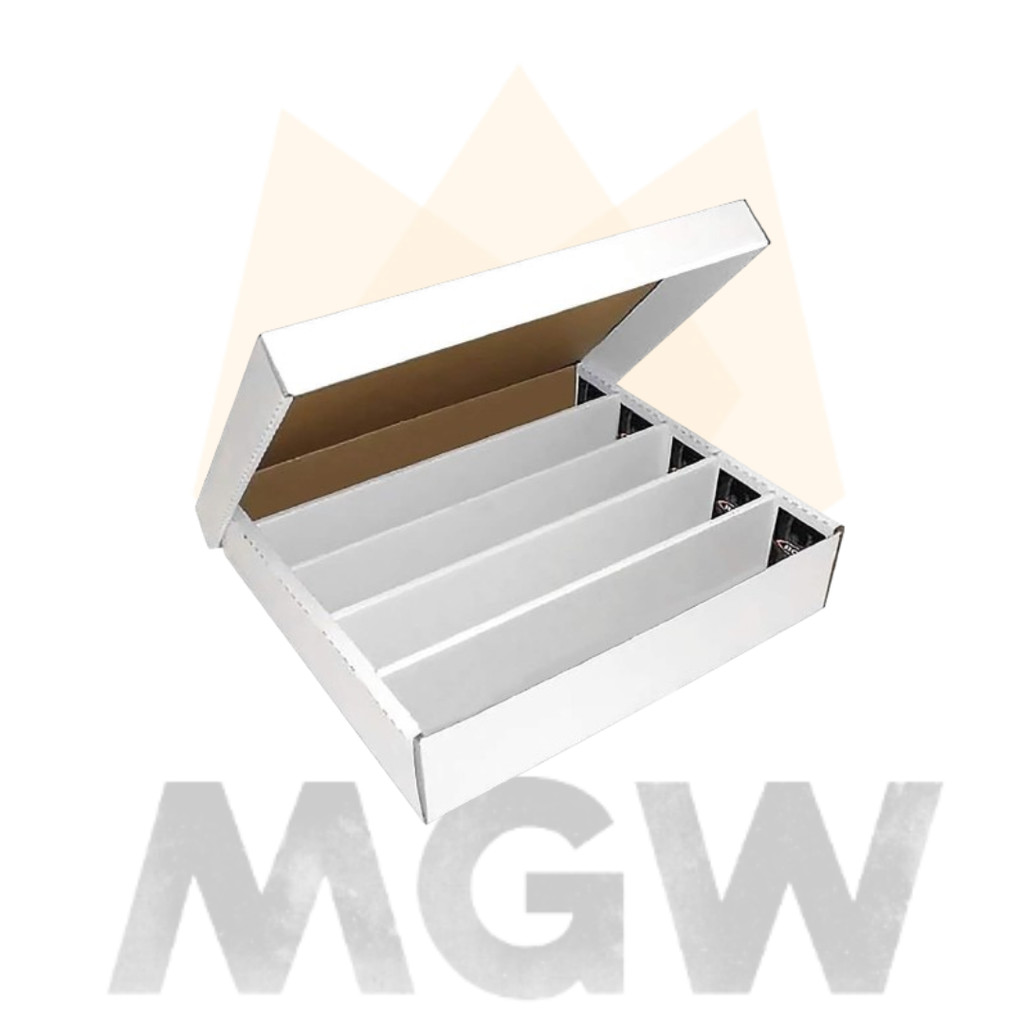 7000ct Corrugated Cardboard Storage Box with Lid Lot of 1 TCG MTG YGO ...