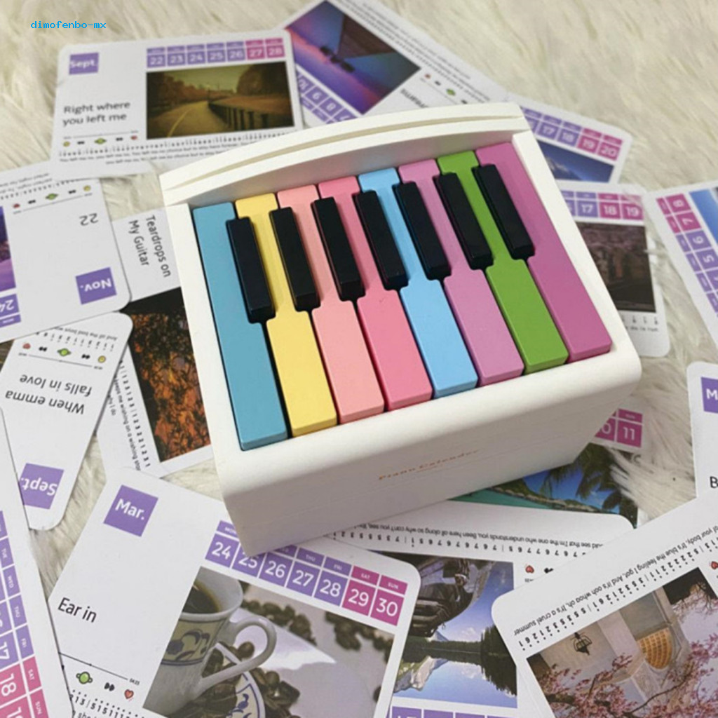 dim Golden Melody Award Inspired Calendar Piano Calendar with ...