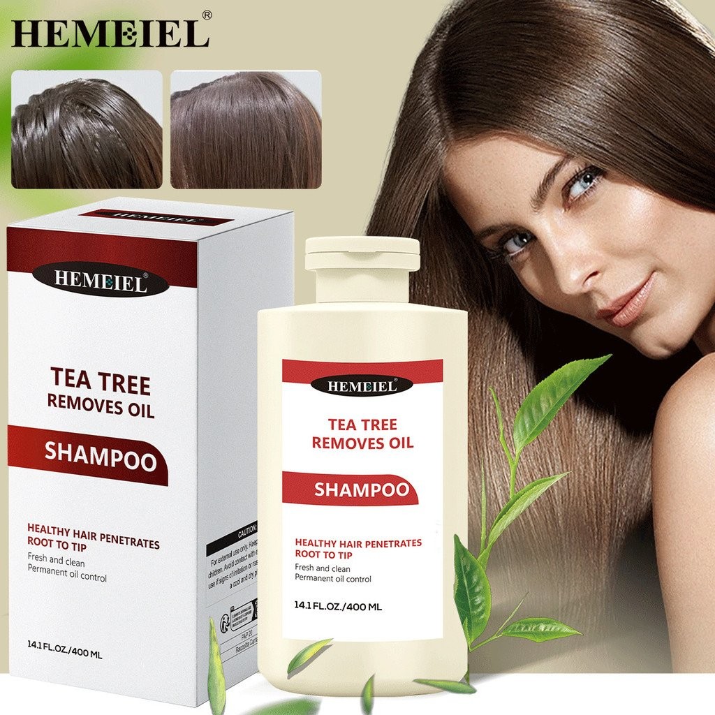 Tea Tree Oil Control Shampoo No Silicone Oil Anti-Dandruff Shampoo ...
