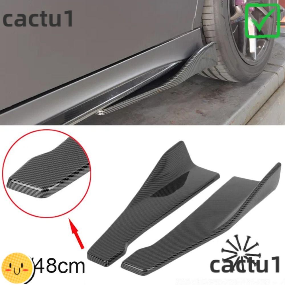 DIEMON Car Side Skirt Bumper Bars, Carbon fibre Extensions Car Bumper ...