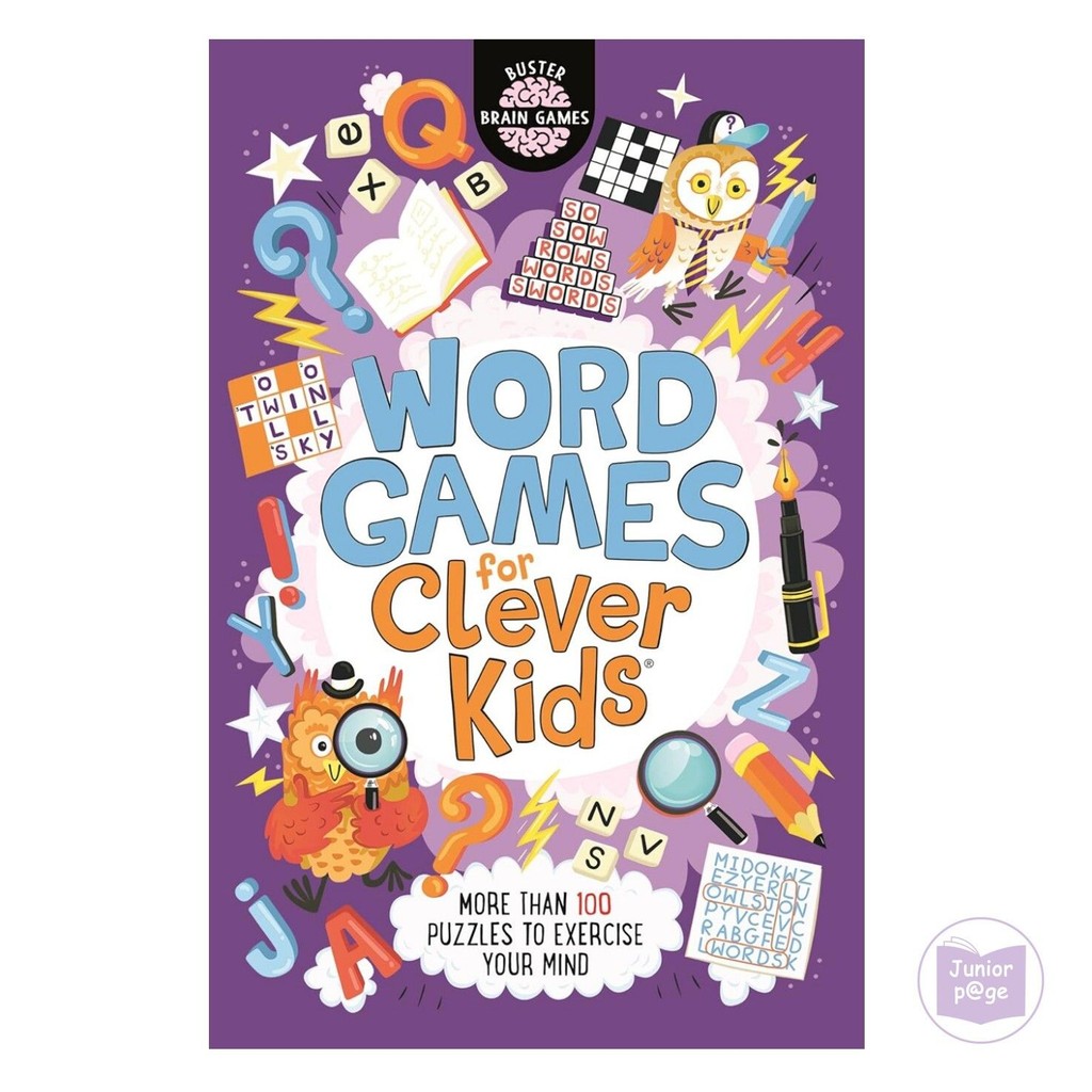 Word Games for Clever Kids (Buster Brain Games) | Shopee Singapore