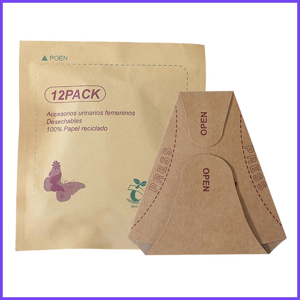 Portable Urination Device Paper Female Urinal Funnel 12 Count ...