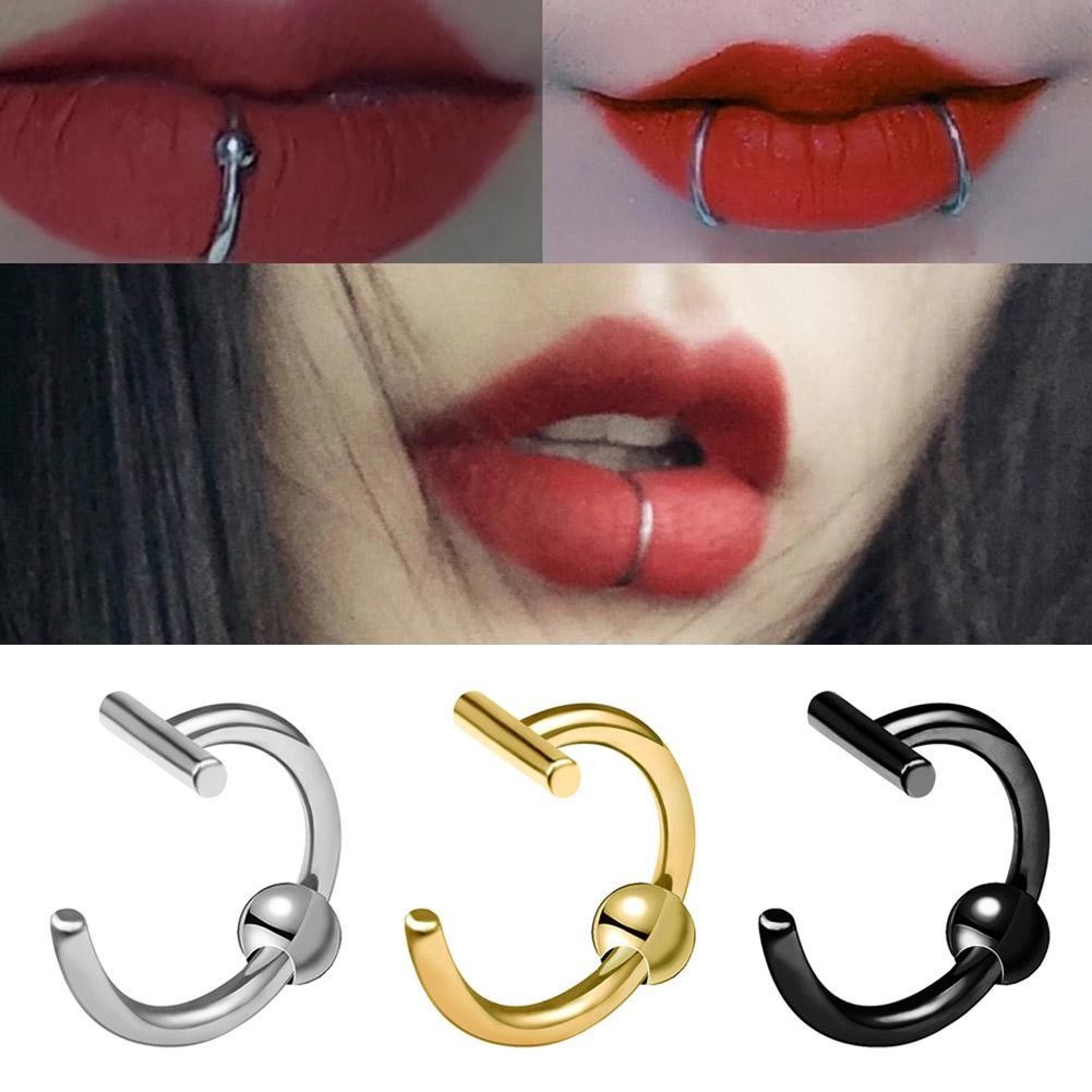 Stainless Steel Nose Rings C Shape Open Hoop Ring Small Body Decorative ...