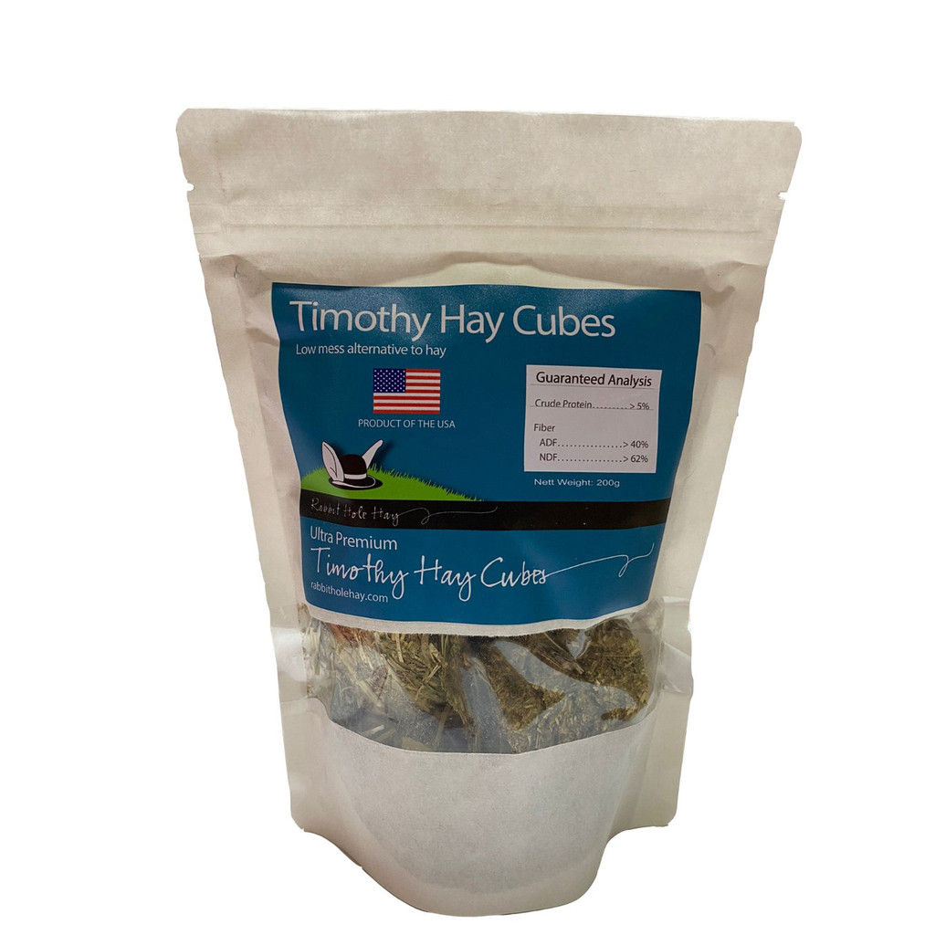 Rabbit Hole Hay Ultra Premium Timothy Hay Cubes 200g | Shopee Singapore