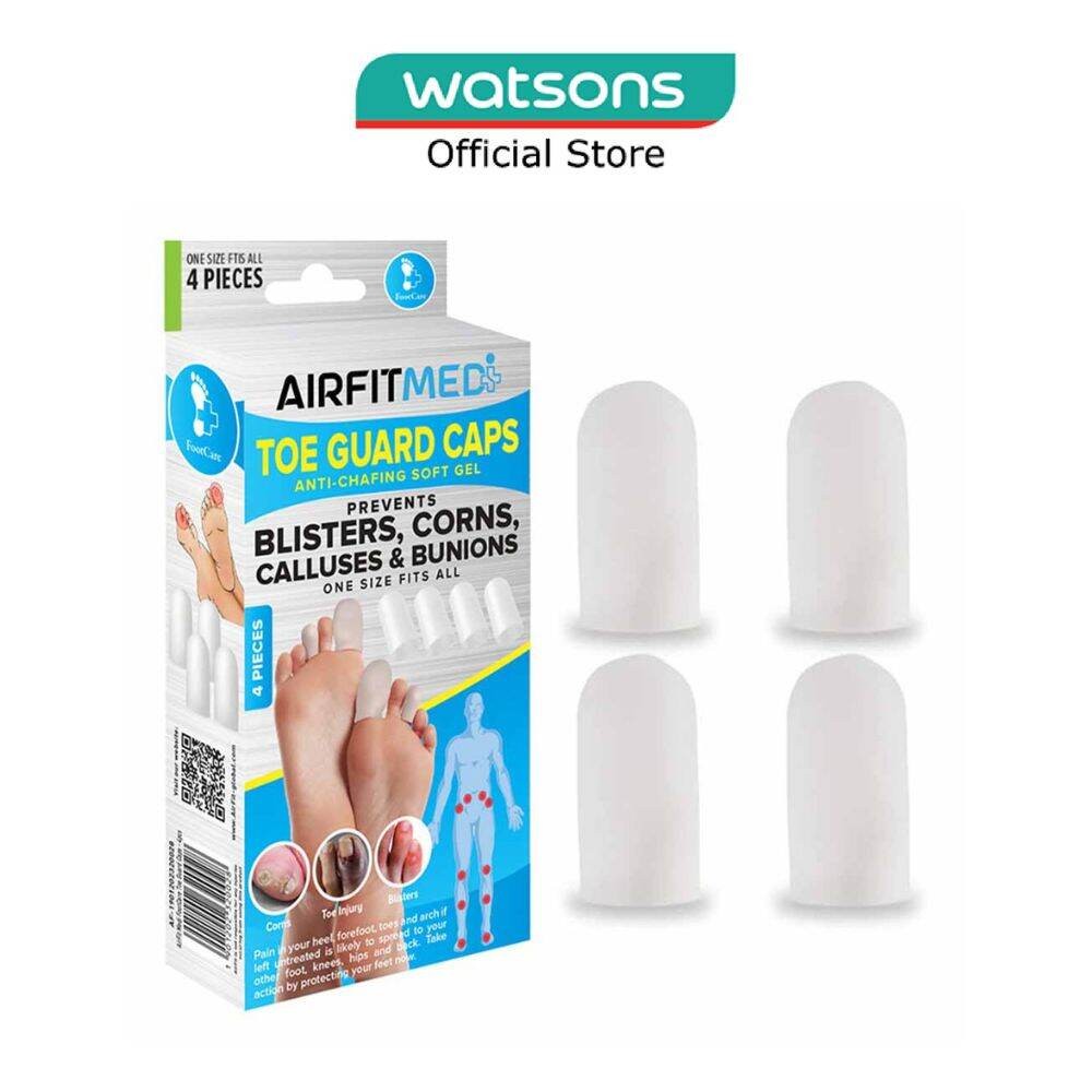 AIRFIT Anti-Chafing Soft Gel Toe Guard Cap (To Prevents Blisters, Corns ...