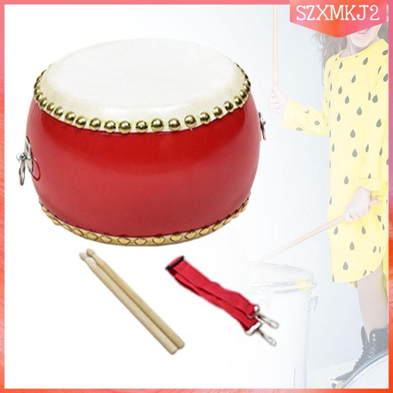 [szxmkj2] Wooden Drum Set Teaching Drumsticks Education with Strap ...