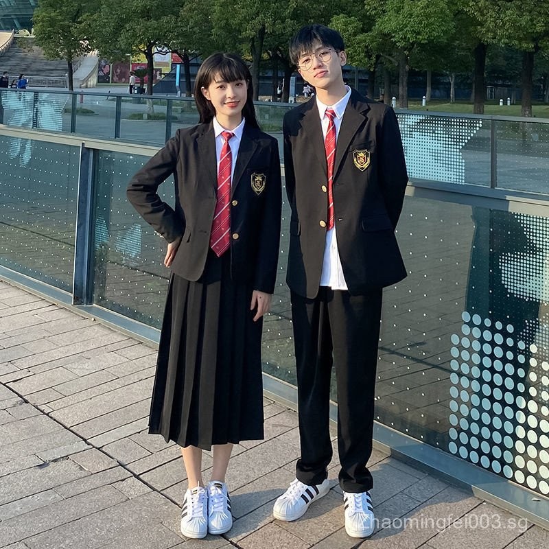 SG Class Uniform Autumn High School Student Suit British College Style ...