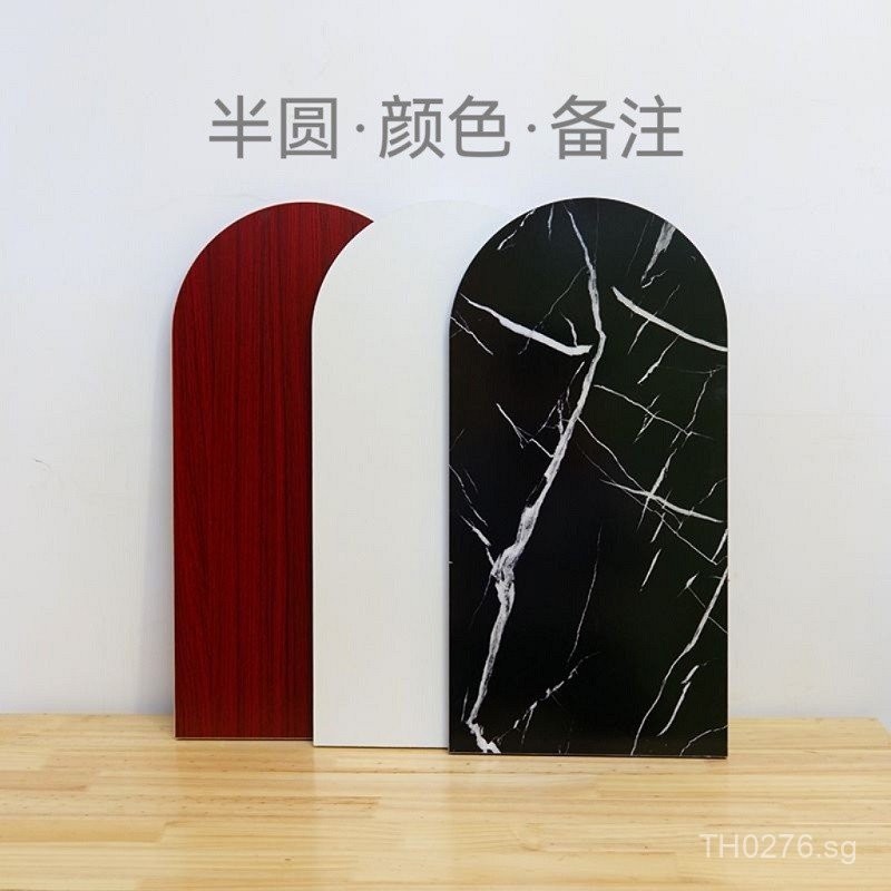 Half-round Wardrobe QX Storage Rack Paint-Free Board Wooden Board ...