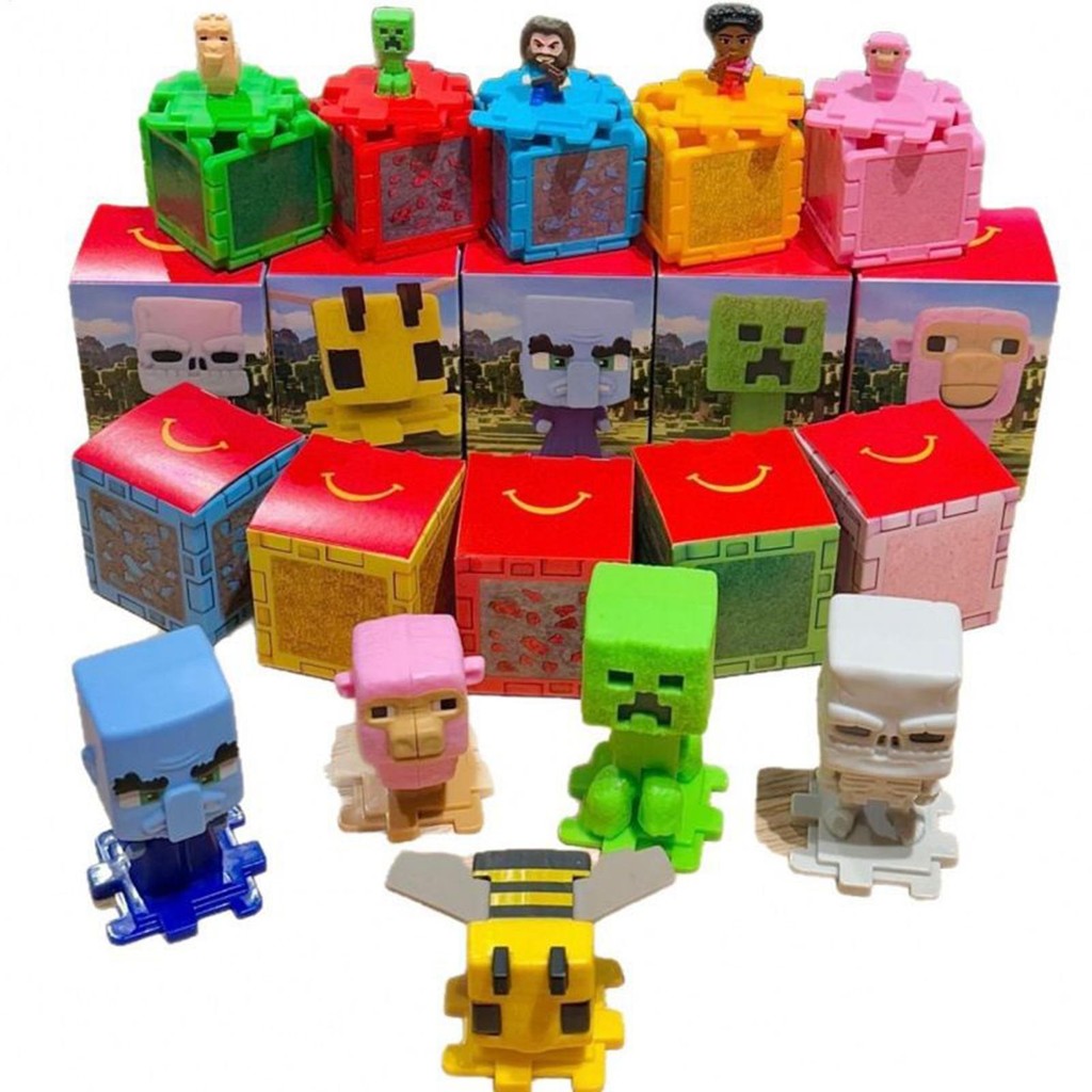 Minecraft Movie 2025 McDONALD'S Minecraft Character Building Bricks Toy ...