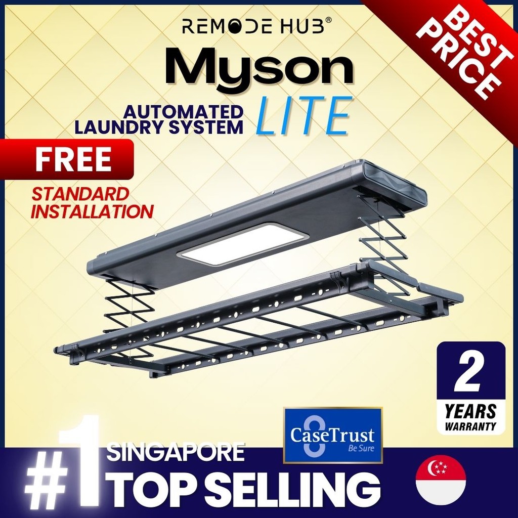 Smart Automated Laundry Rack. Smart Laundry System. Electric Laundry ...