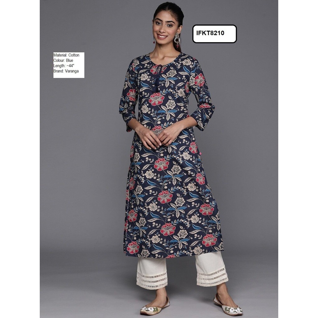 [Size S] Varanga Brand Cotton Kurti - Top only | Shopee Singapore