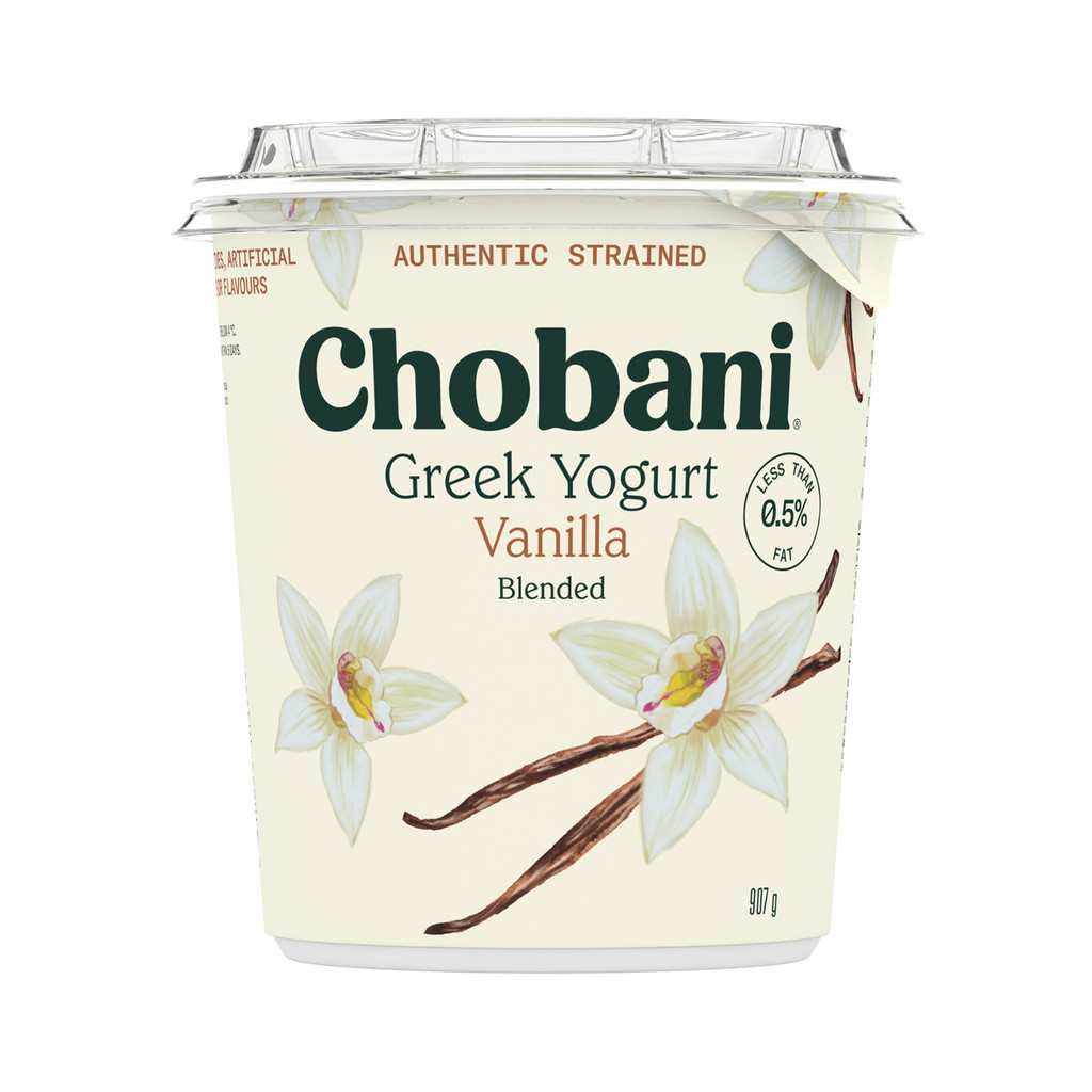 Chobani Fat Free Greek Yogurt Vanilla 907g | Shopee Singapore
