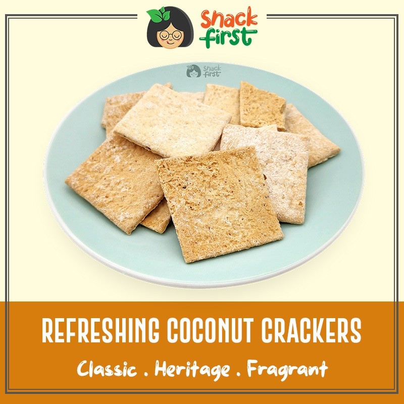 SnackFirst Refreshing Coconut Crackers - Old School Snacks Heritage ...