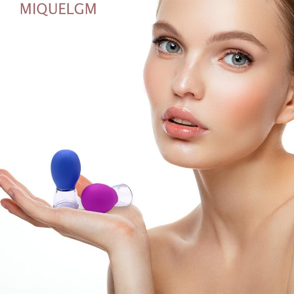 MIQUELGM Skin Scraping Massage Jar, Random Color PVC Facial Massage Cup ...