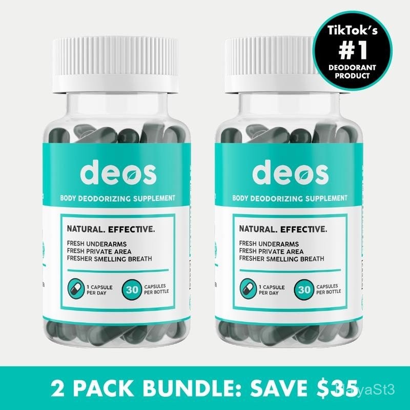 Full Body Deodorant Supplement | DEOS Internal Deodorant Full Body ...