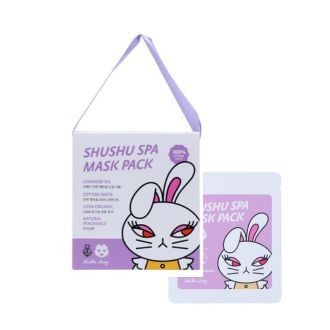 ShuShu & Sassy Spa Sheet Mask Pack for Kids (Lavender & ORANGE 10 pack ...