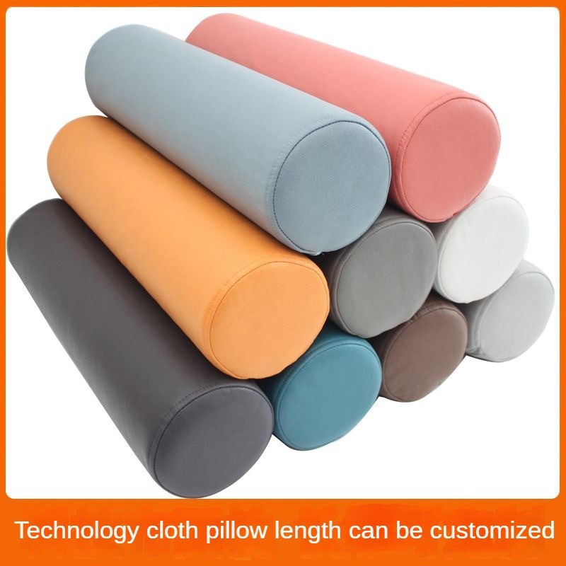 Technology Cloth Cylindrical Pillow Round Pillow Lumbar Cushion Sofa ...