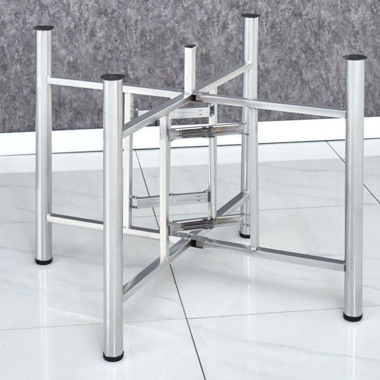 #Dining Table Leg Large round Table Stand Foldable Iron Table Leg ...