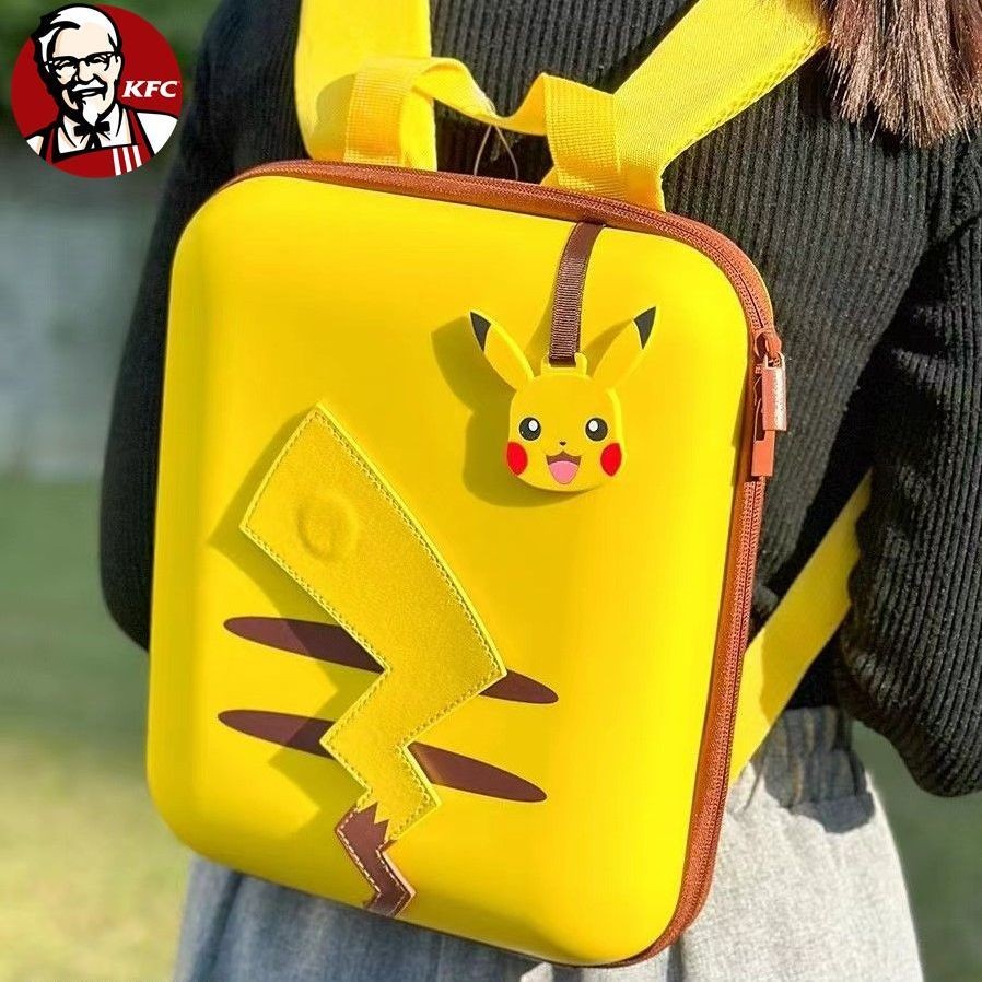 KFC Pikachu Schoolbag KFC Pokémon Backpack Suitcase Magikarp Lantern ...