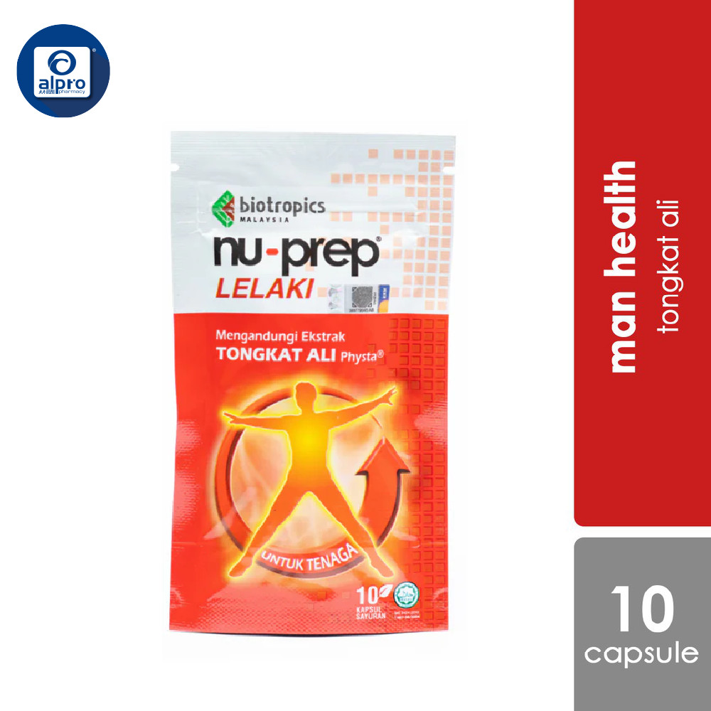 Nu-Prep Lelaki 100 (Tongkat Ali) 10s (For Men's Health) | Shopee Singapore