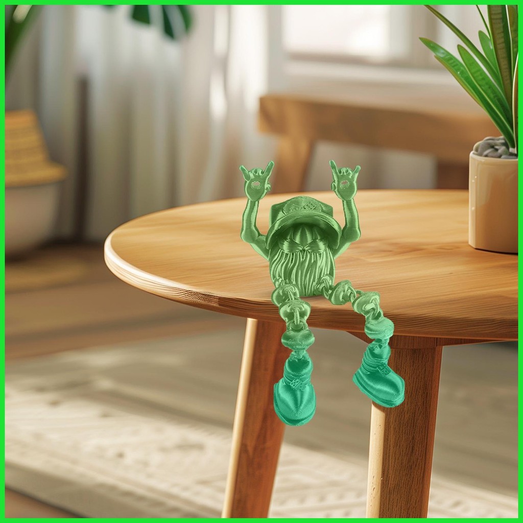 Fidget Toy 3D Printed Flexible Dwarf Sensory Toy Desktop Model ...