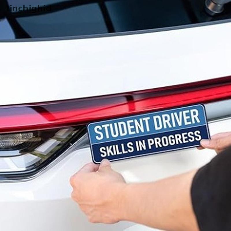 tinchighid Magnets Decal Stickers Internship Magnetic New Driver Sign ...