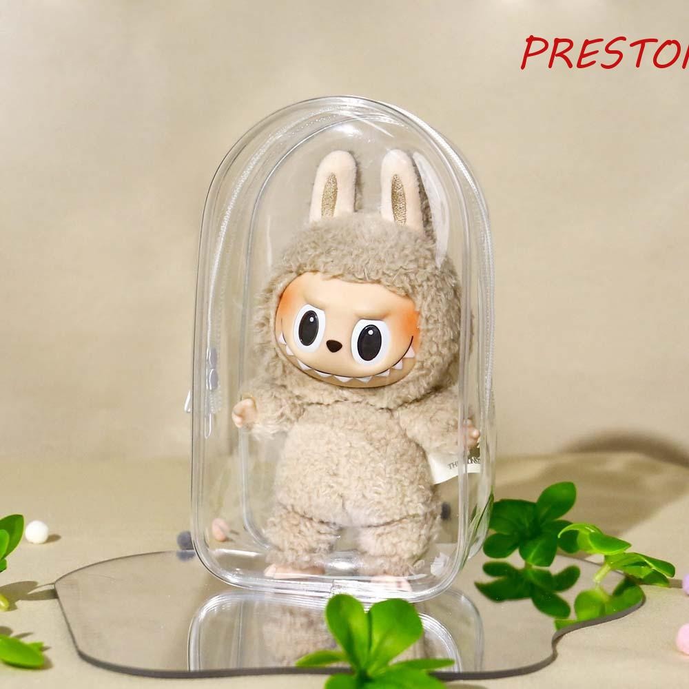 PRESTON Clear Outdoor Doll Bag, With Keychain Transparent Labubu Doll ...