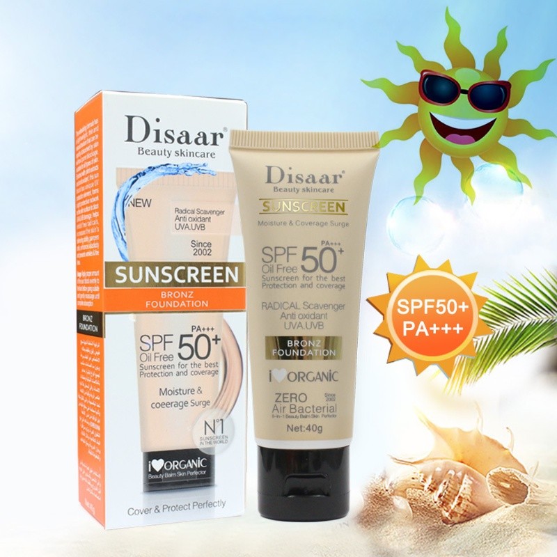 Disaar Moisturizing Sunscreen SPF 50 Long-lasting sun protection ...