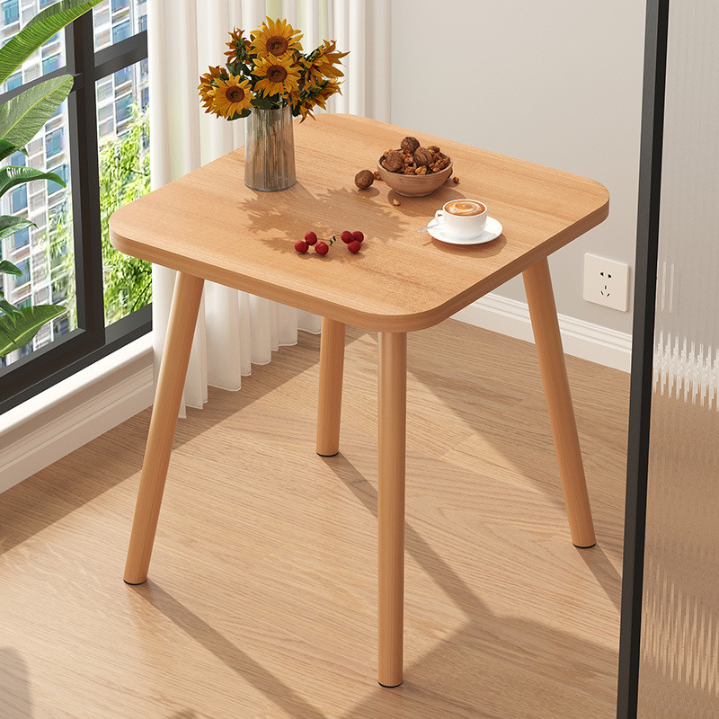 2jps Desktop Size 50cm Square Small Square Table Wooden Table Simple ...