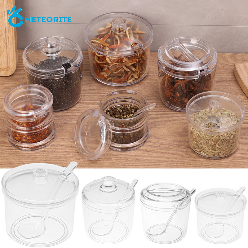 Multipurpose Acrylic Transparent Dustproof Condiment Bottle - Home ...